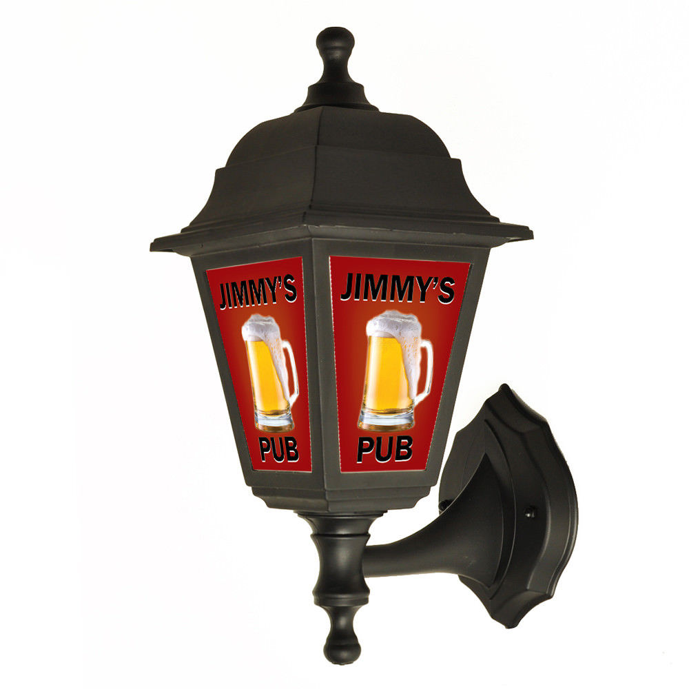 Personalised Pub Outside Wall Light – Mayflower Lighting & Furniture